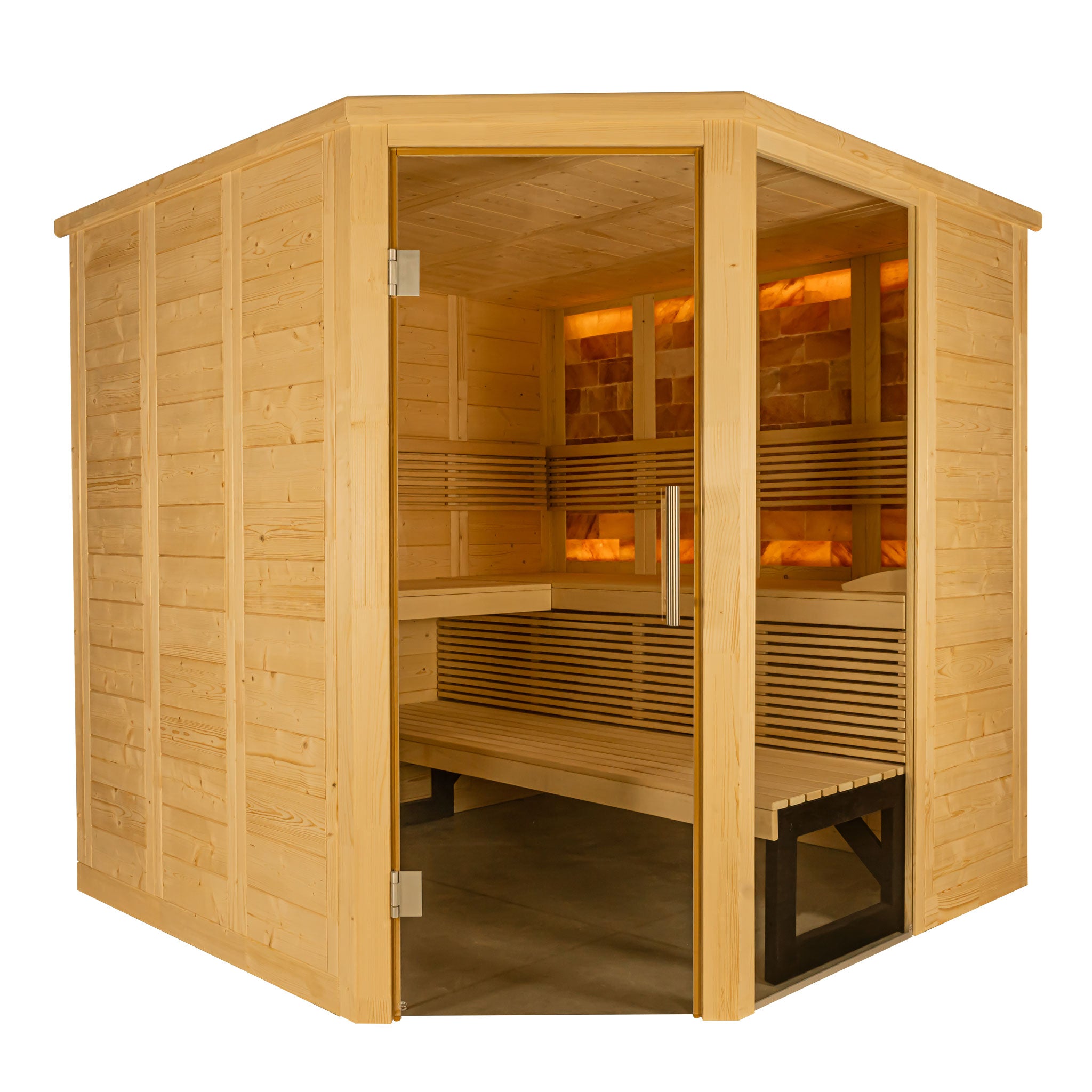 Himalaya Salt Indoor Sauna - Almost Heaven Saunas