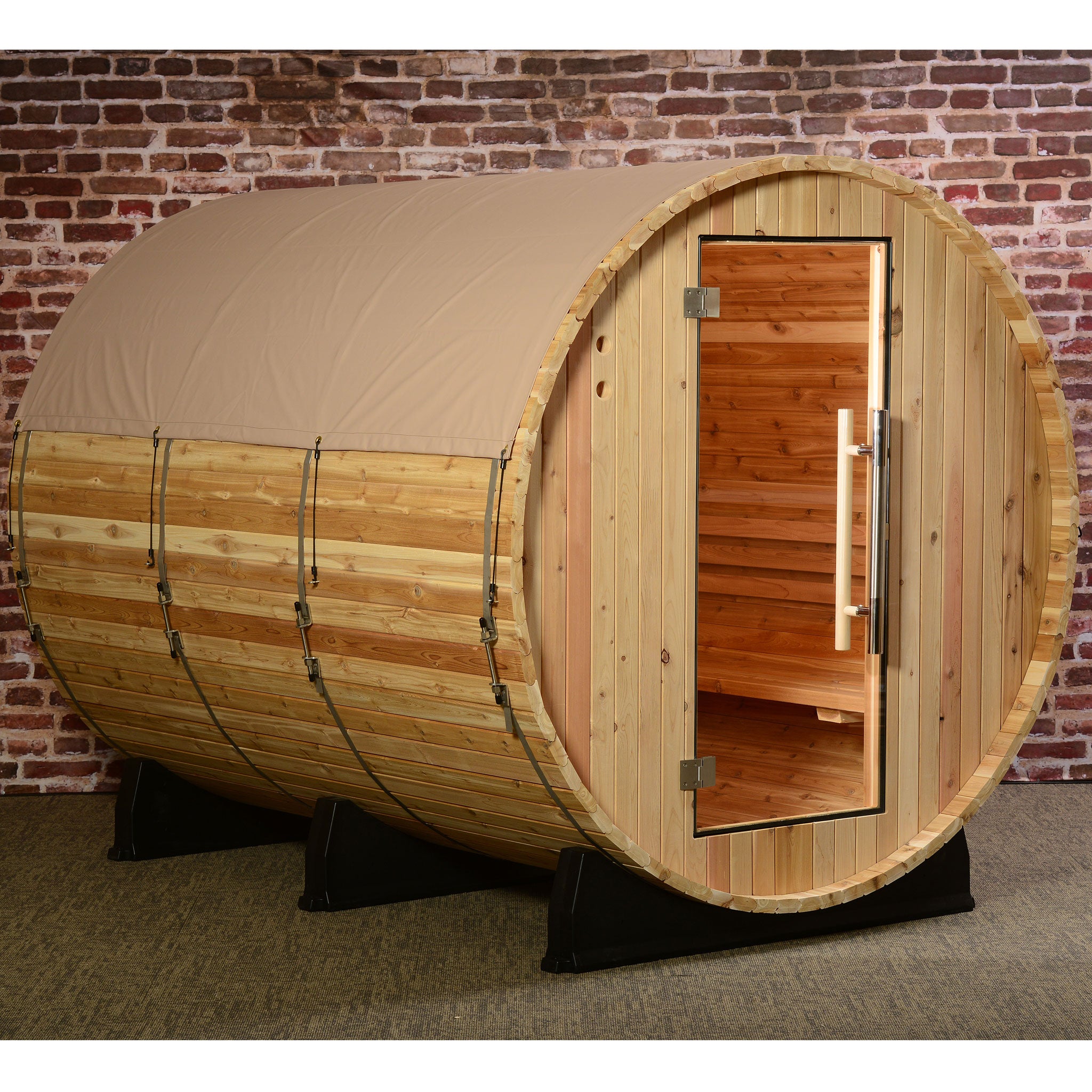 Barrel Sauna Rain Jacket – Protect Your Sauna - 4' Salem/Duet / Tan ...